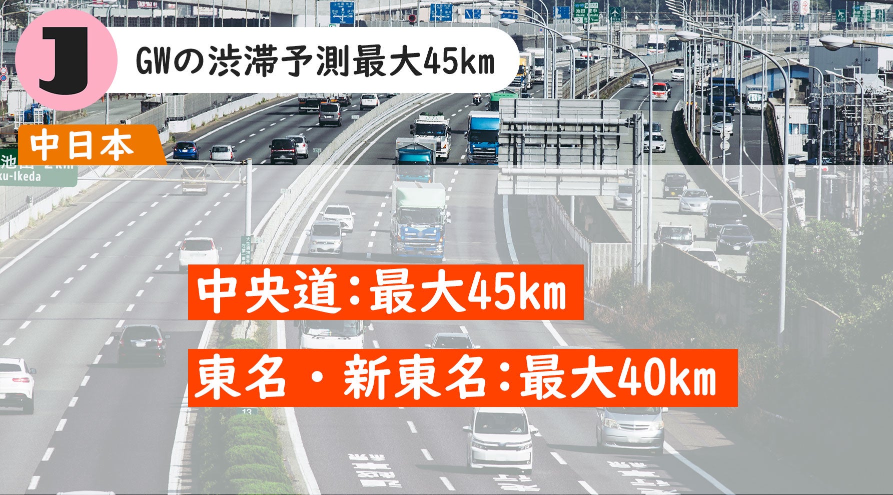 【2025｜ゴールデンウイーク（GW）渋滞予測】中日本エリア 東名高速・新東名・中央道｜JAF Mate Online